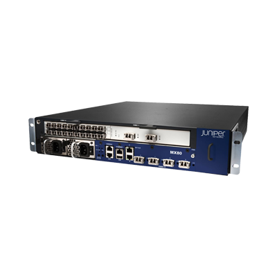 MX80-DC INTERNET ROUTER W 4X 10GE XFP BUILT-IN PORTS 2X PWR-MX80-DC